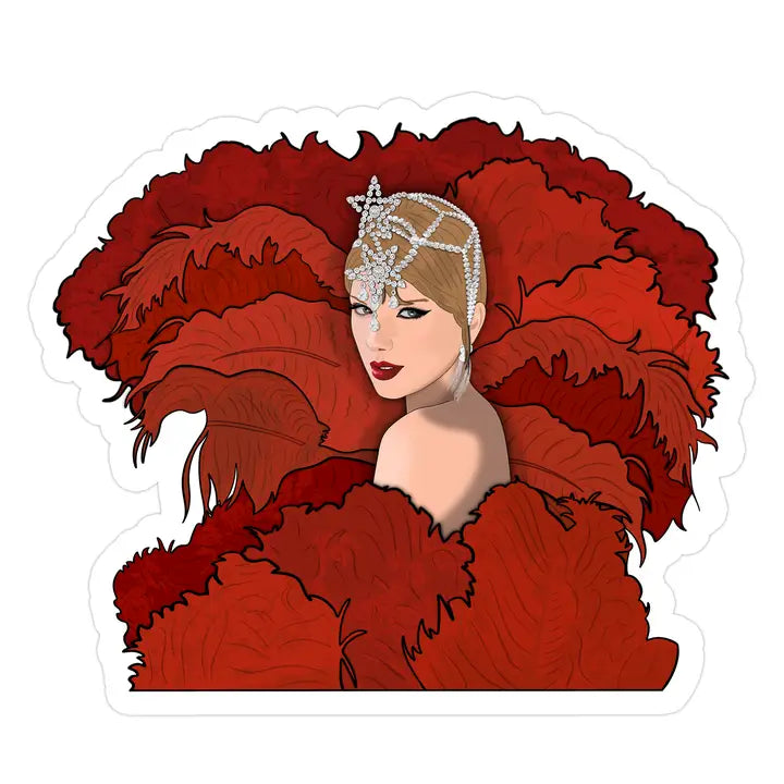 Taylor Swift Showgirl Sticker – Four Sist...
