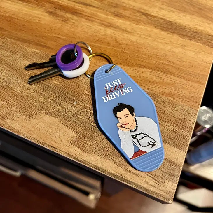 Just Keep Driving Keychain – Four Sisters...
