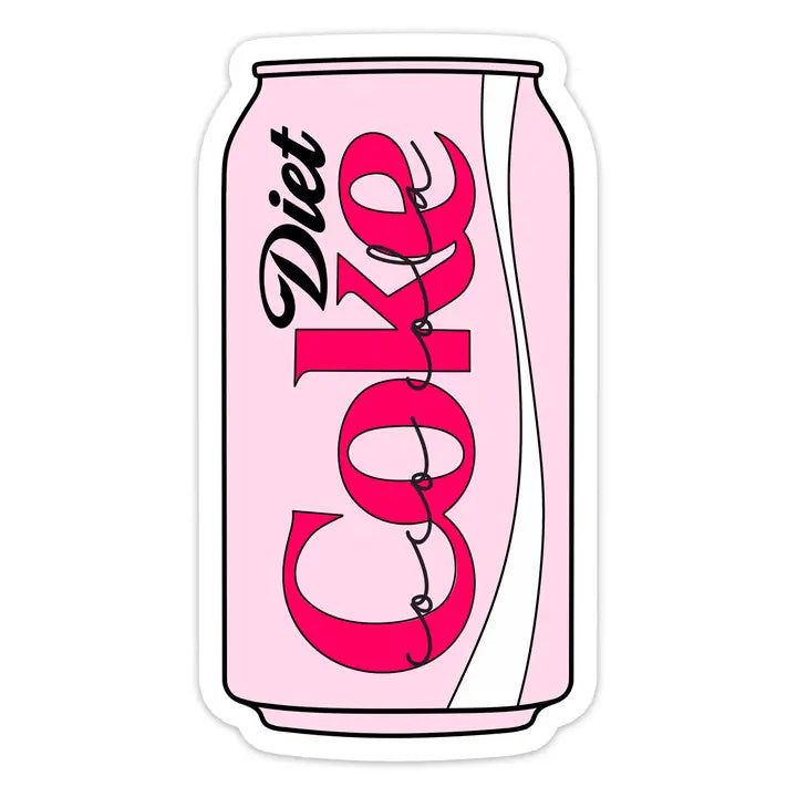 Pink Diet Coke Can Sticker – Four Sisters...