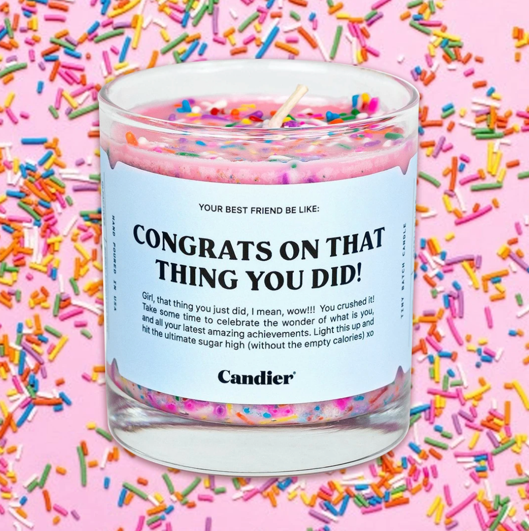 Congrats Candle – Four Sisters Boutique