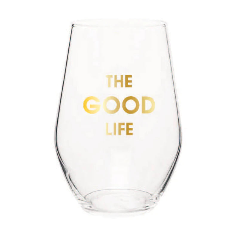 The Good Life Wine Glass – Four Sisters Boutique